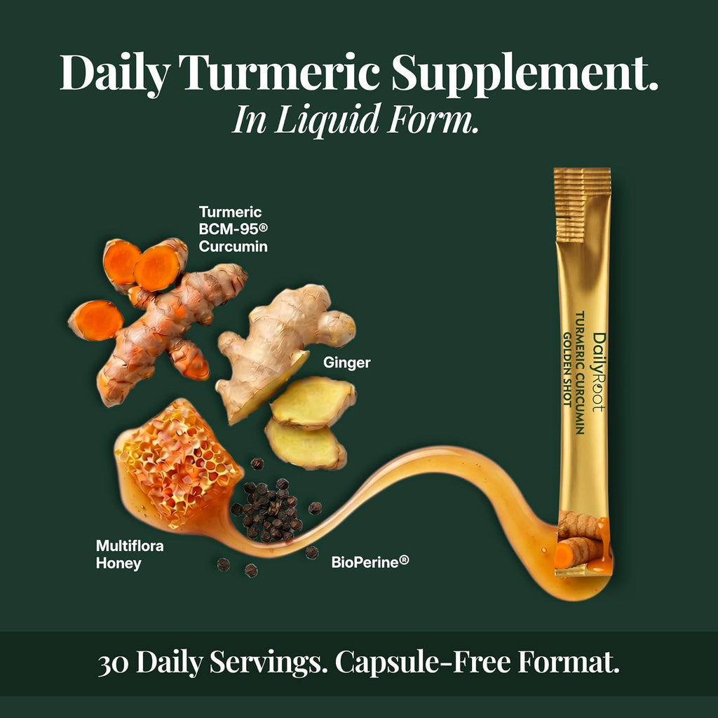 Herbal turmeric shot for energy