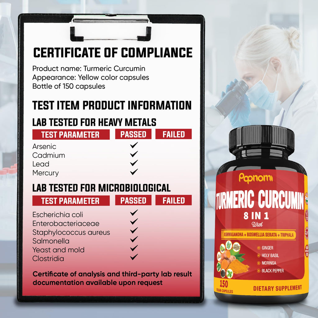 herbal turmeric supplement for overall health