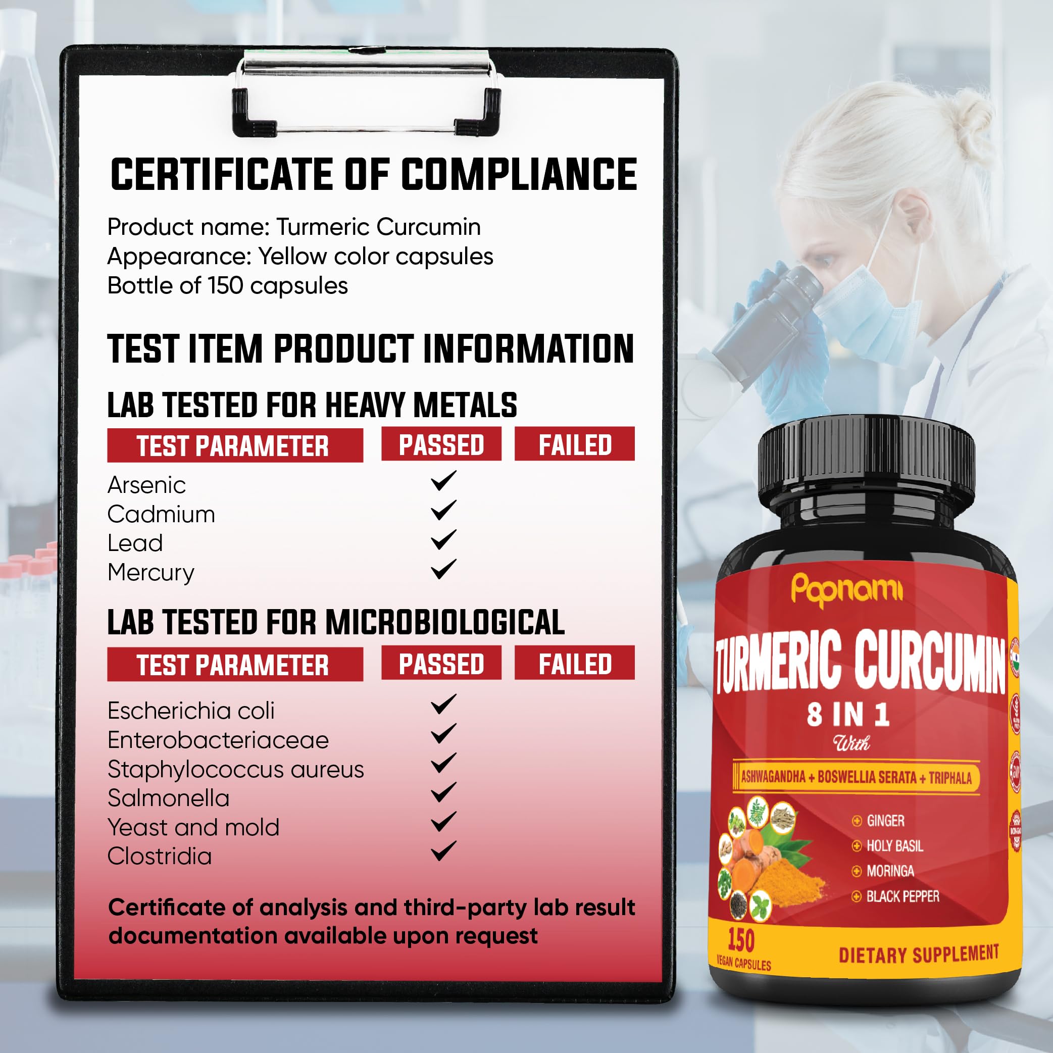 herbal turmeric supplement for overall health