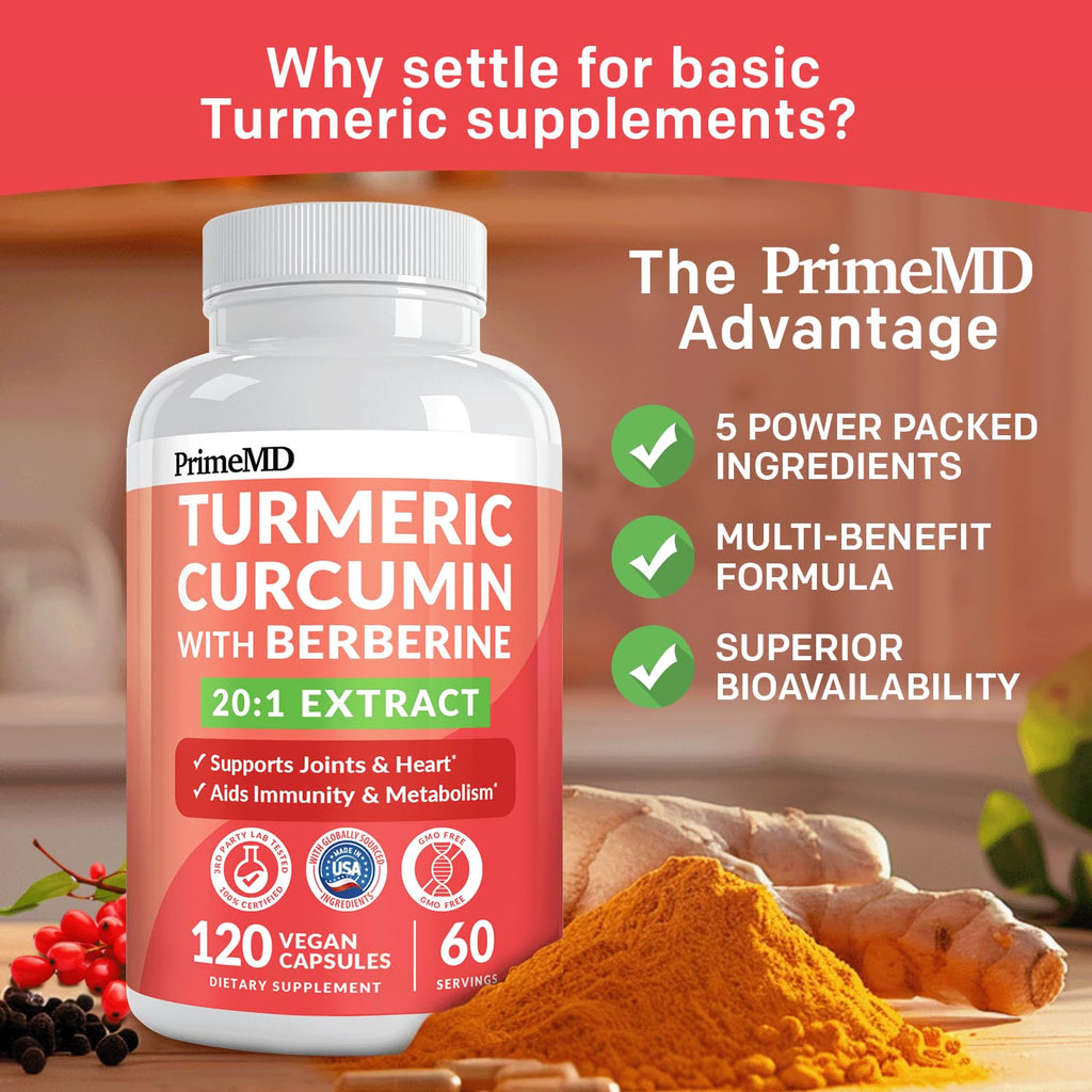 herbal turmeric supplement for overall health