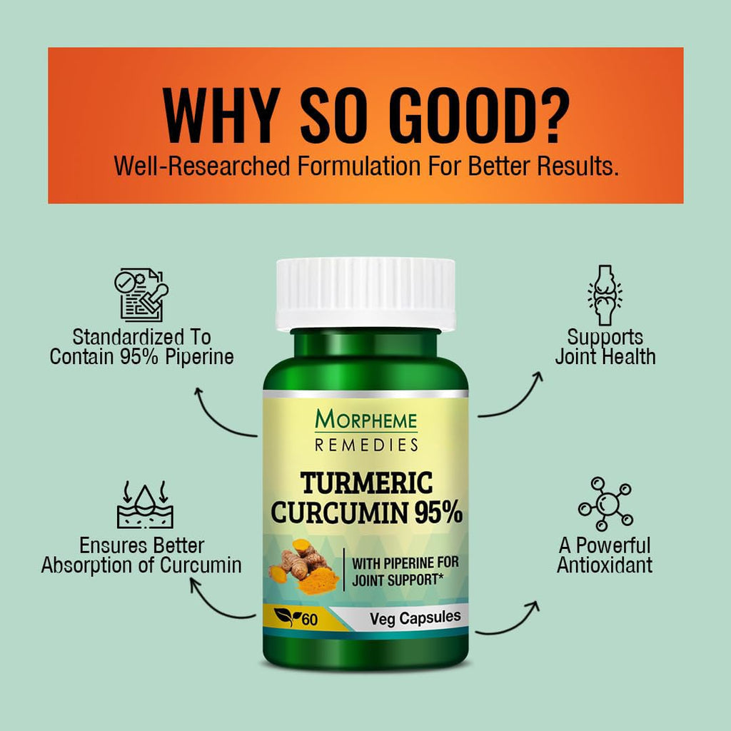 Herbal turmeric supplement for overall vitality