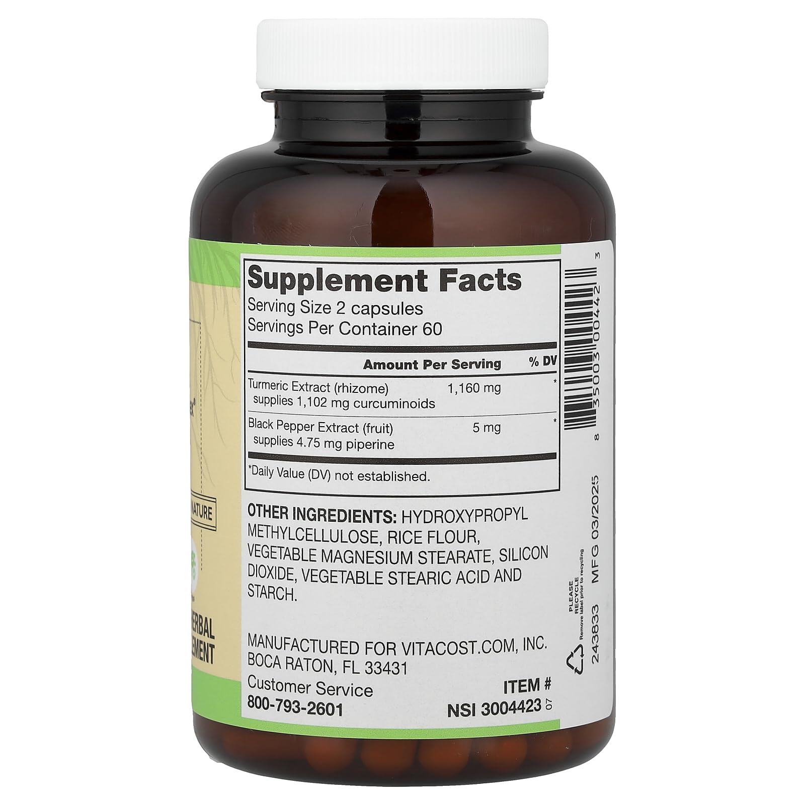 herbal turmeric supplement for vitality