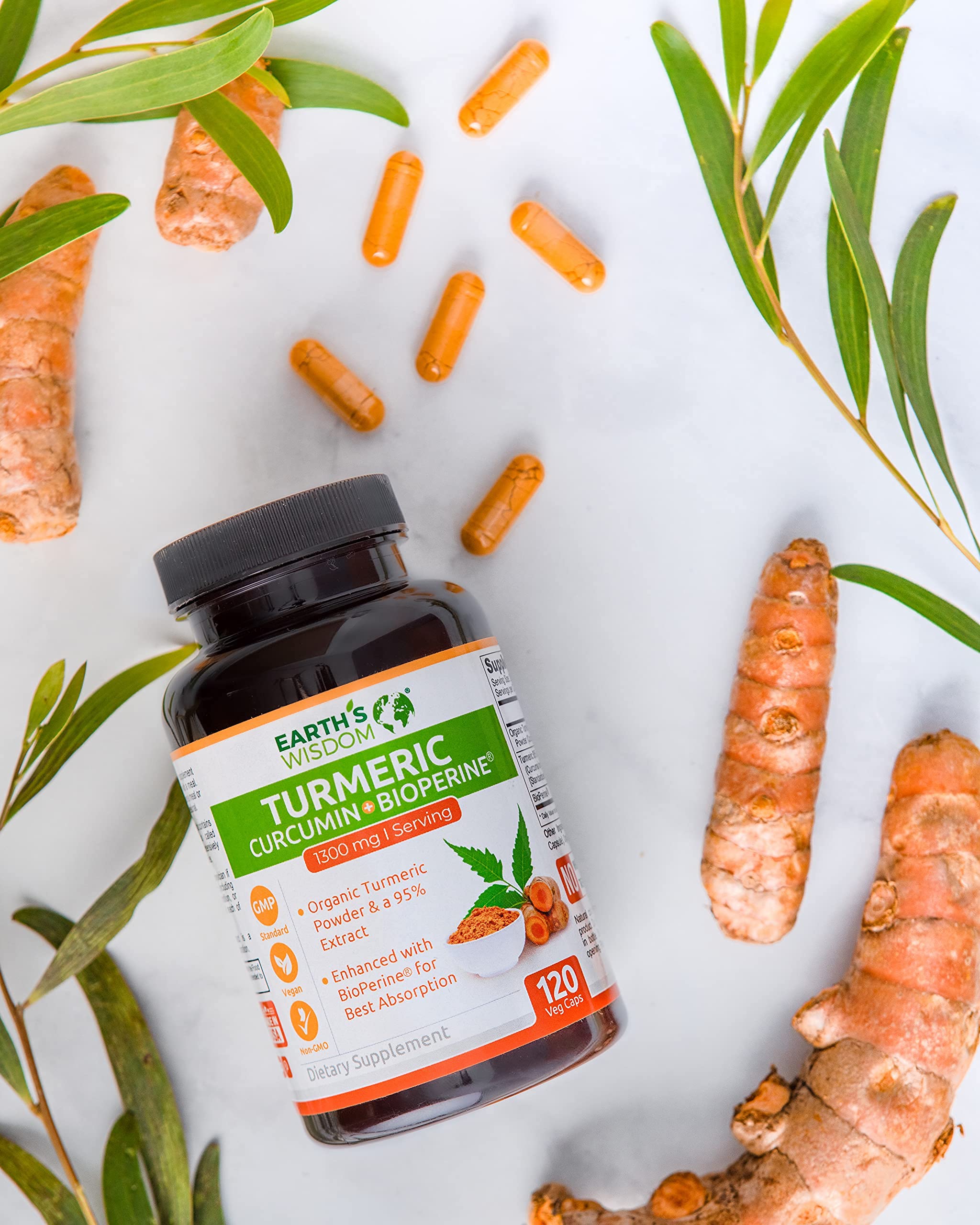 herbal turmeric supplement for wellness