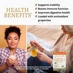 Herbal turmeric tea bags for vitality