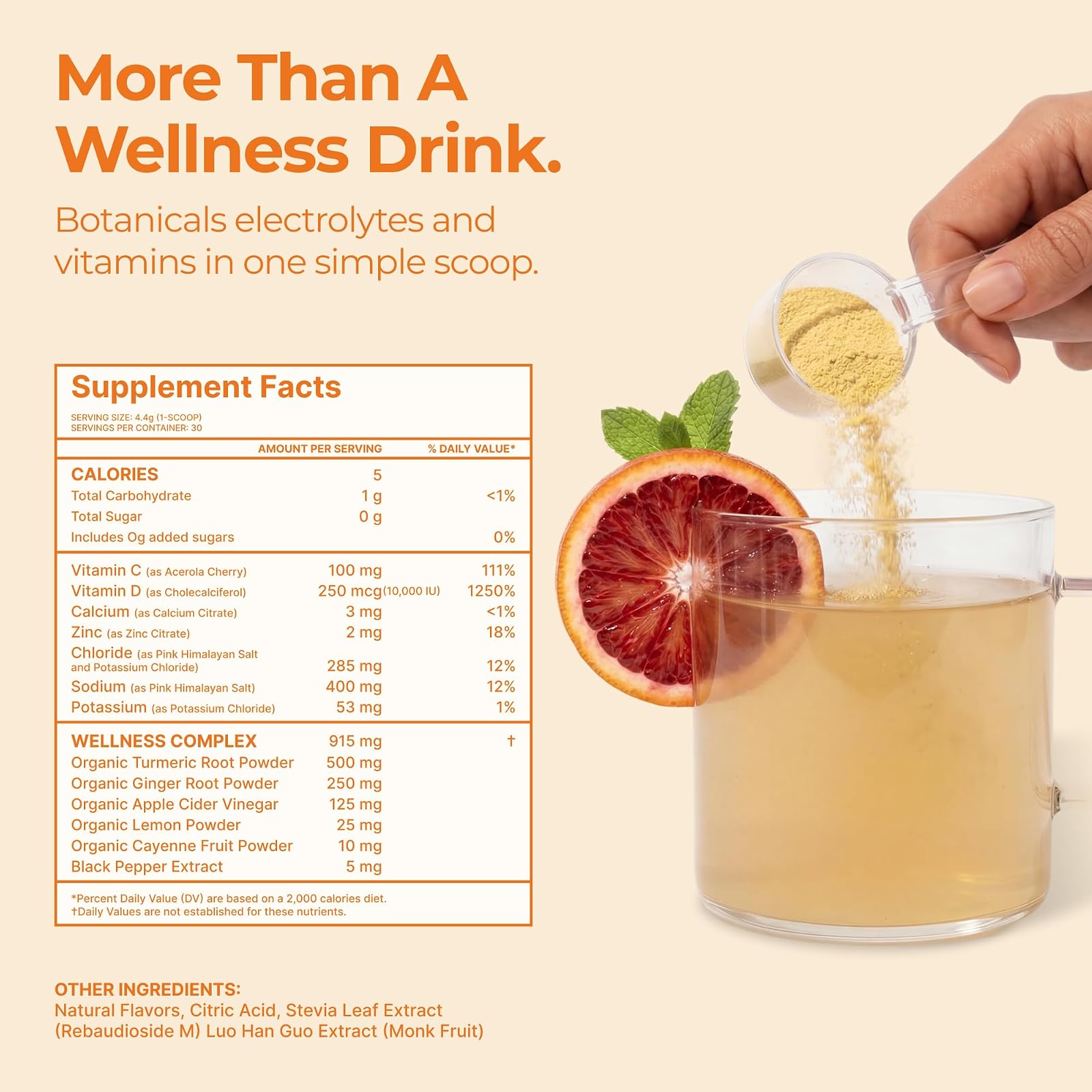 Herbal turmeric tea for wellness