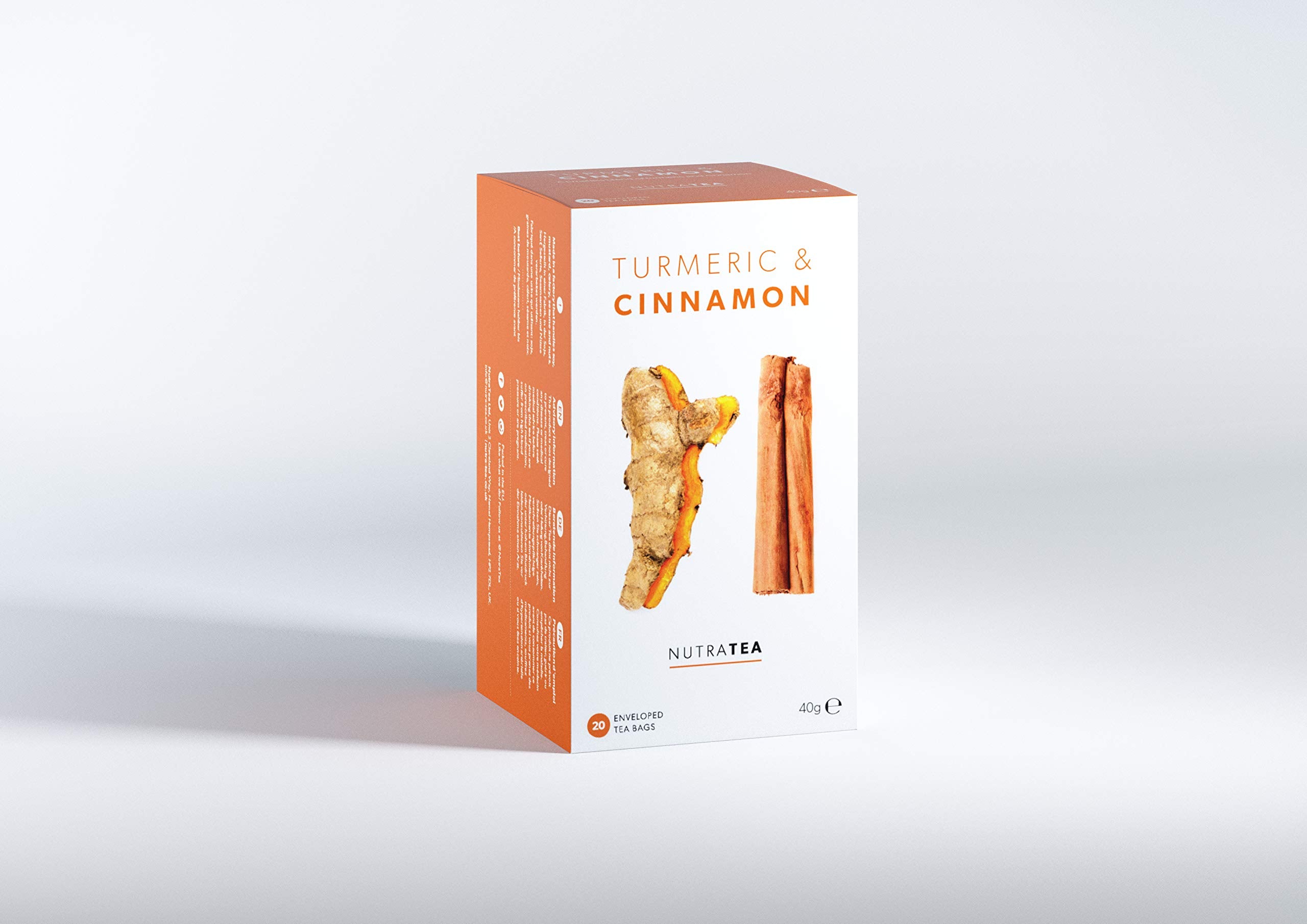 Herbal turmeric tea with cinnamon