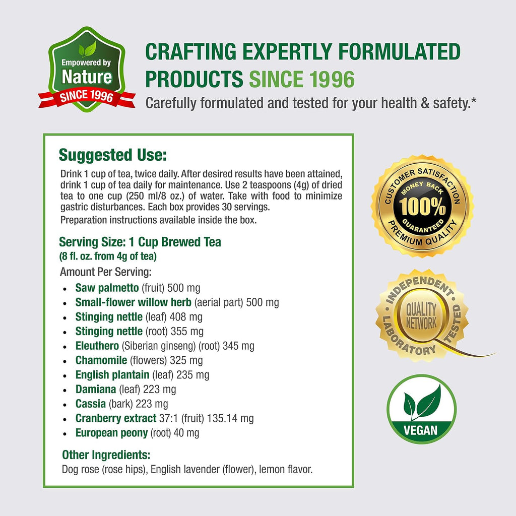herbal urinary support with saw palmetto