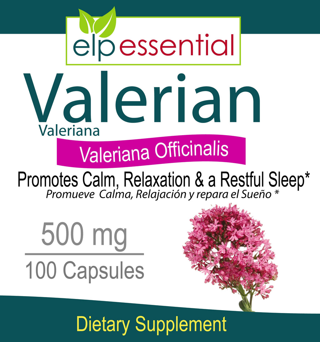 herbal valerian capsules for stress relief