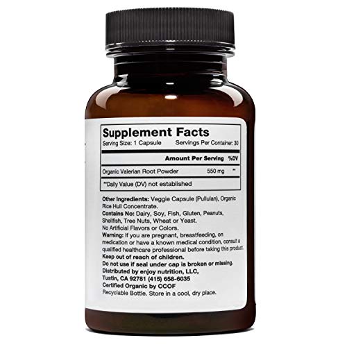 herbal valerian capsules for tranquility