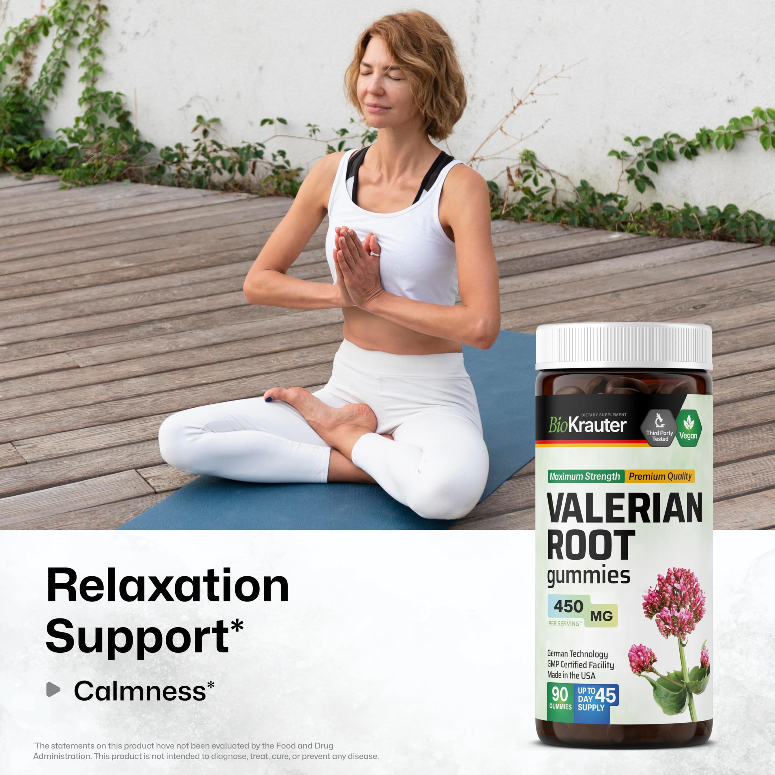 herbal valerian chews for stress relief