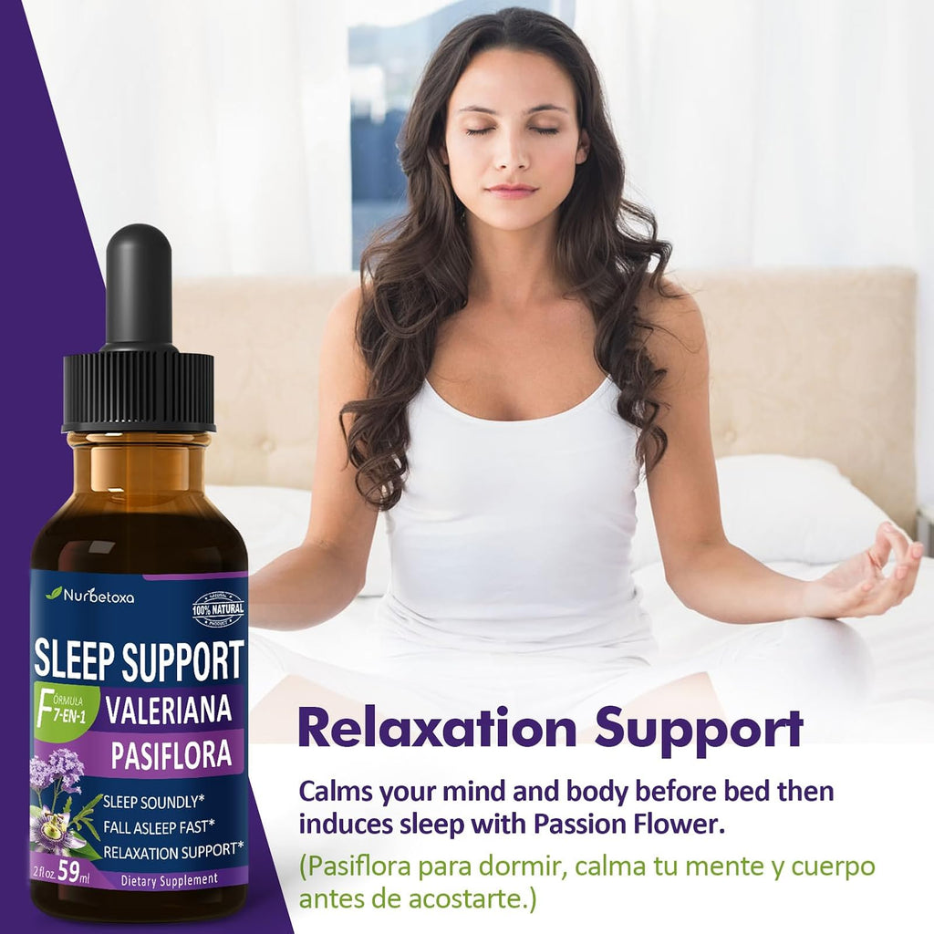 herbal valerian drops for restful sleep