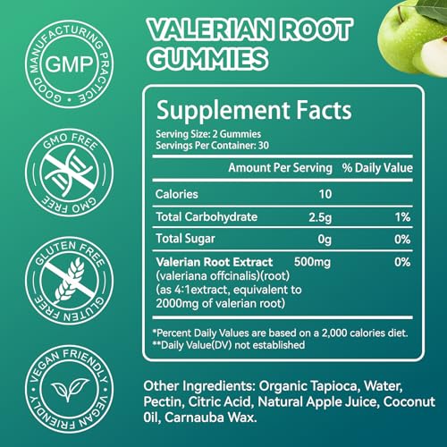 herbal valerian gummies for relaxation