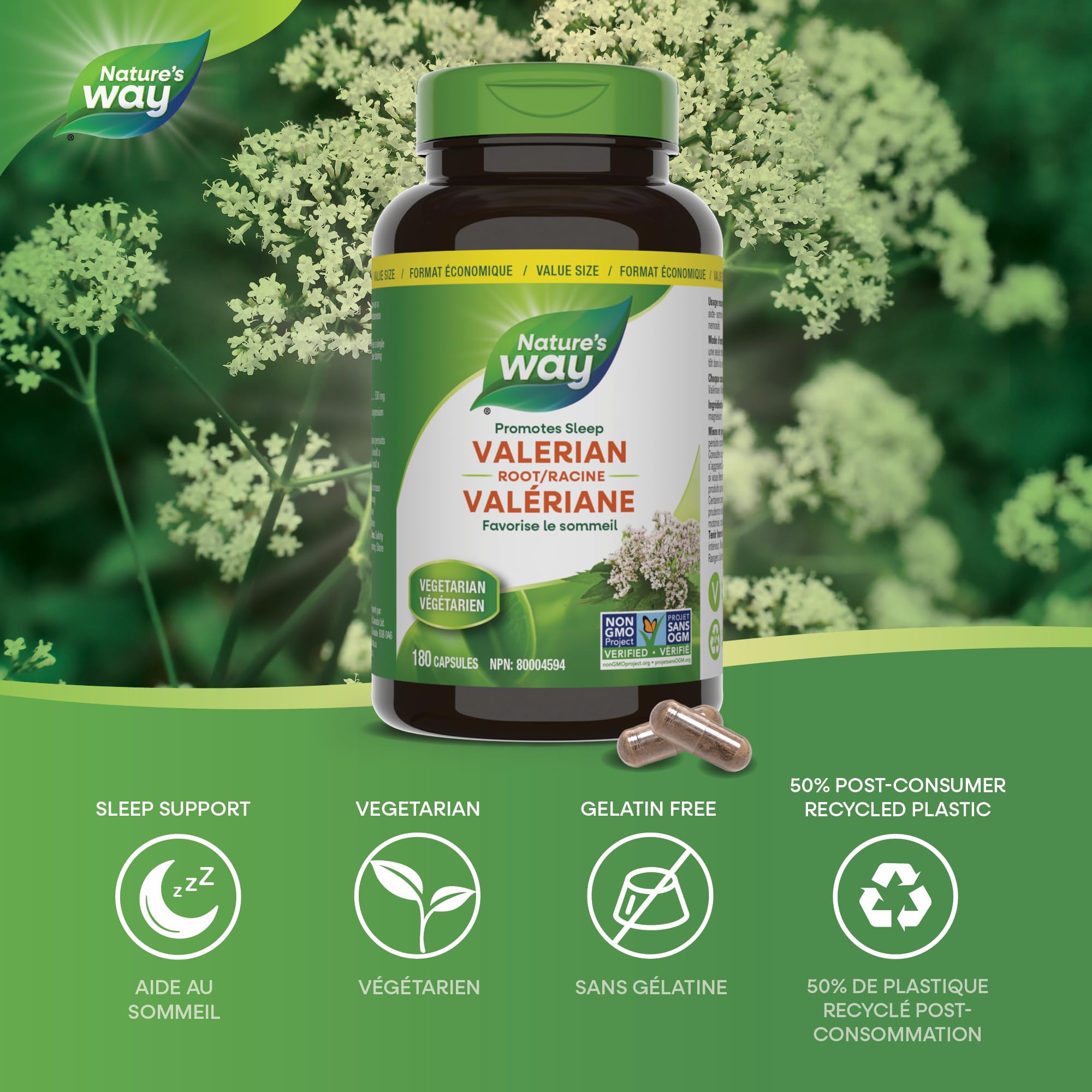 herbal valerian supplement for relaxation