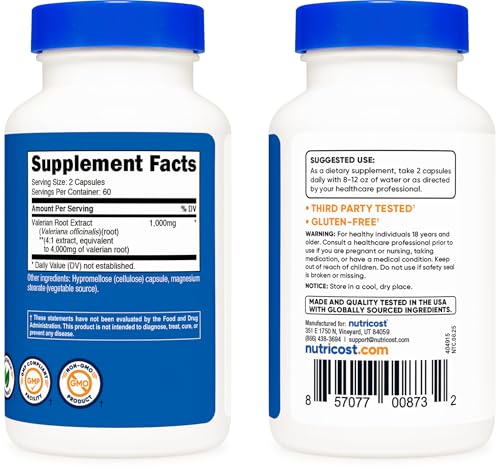 herbal valerian supplement for wellness