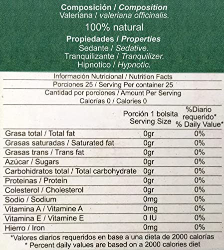 herbal valerian tea for calming