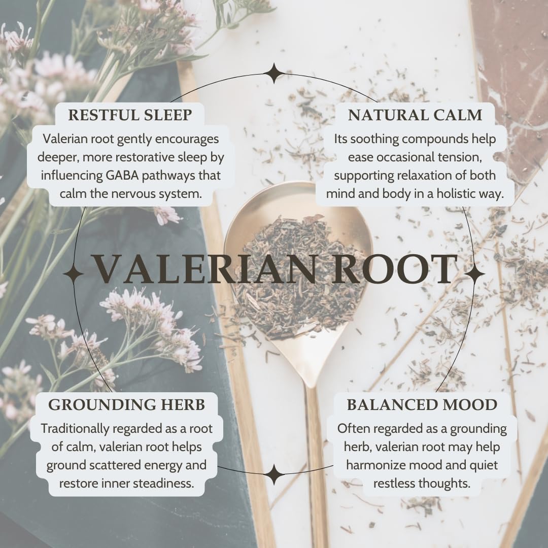 herbal valerian tea for calming