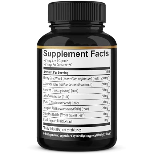 herbal vitality capsules with horny goat weed