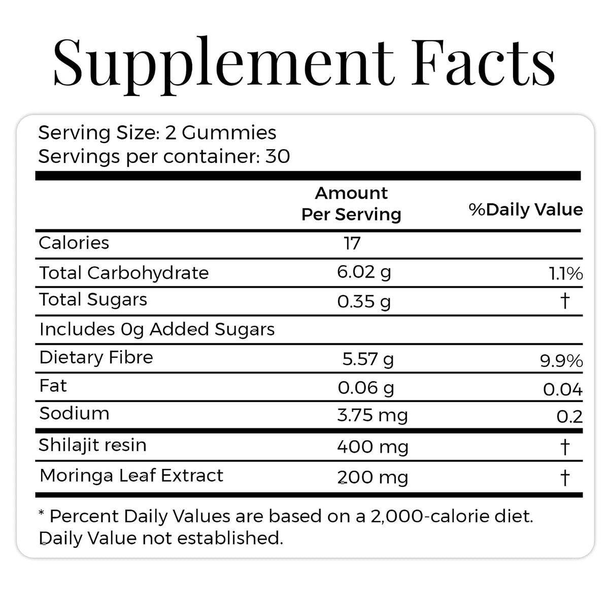 Herbal wellness Shilajit gummy vitamins