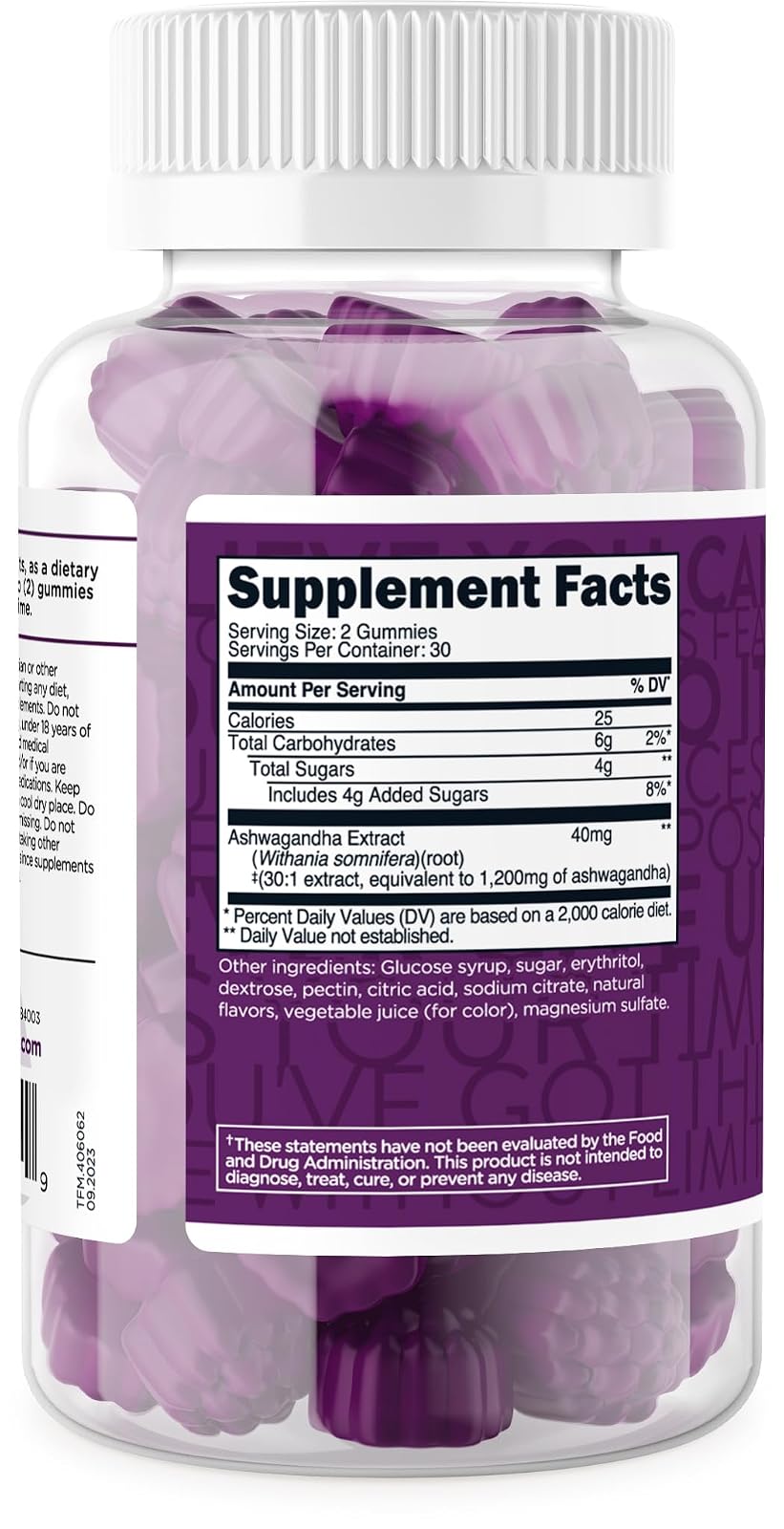 Herbal wellness support ashwagandha gummies