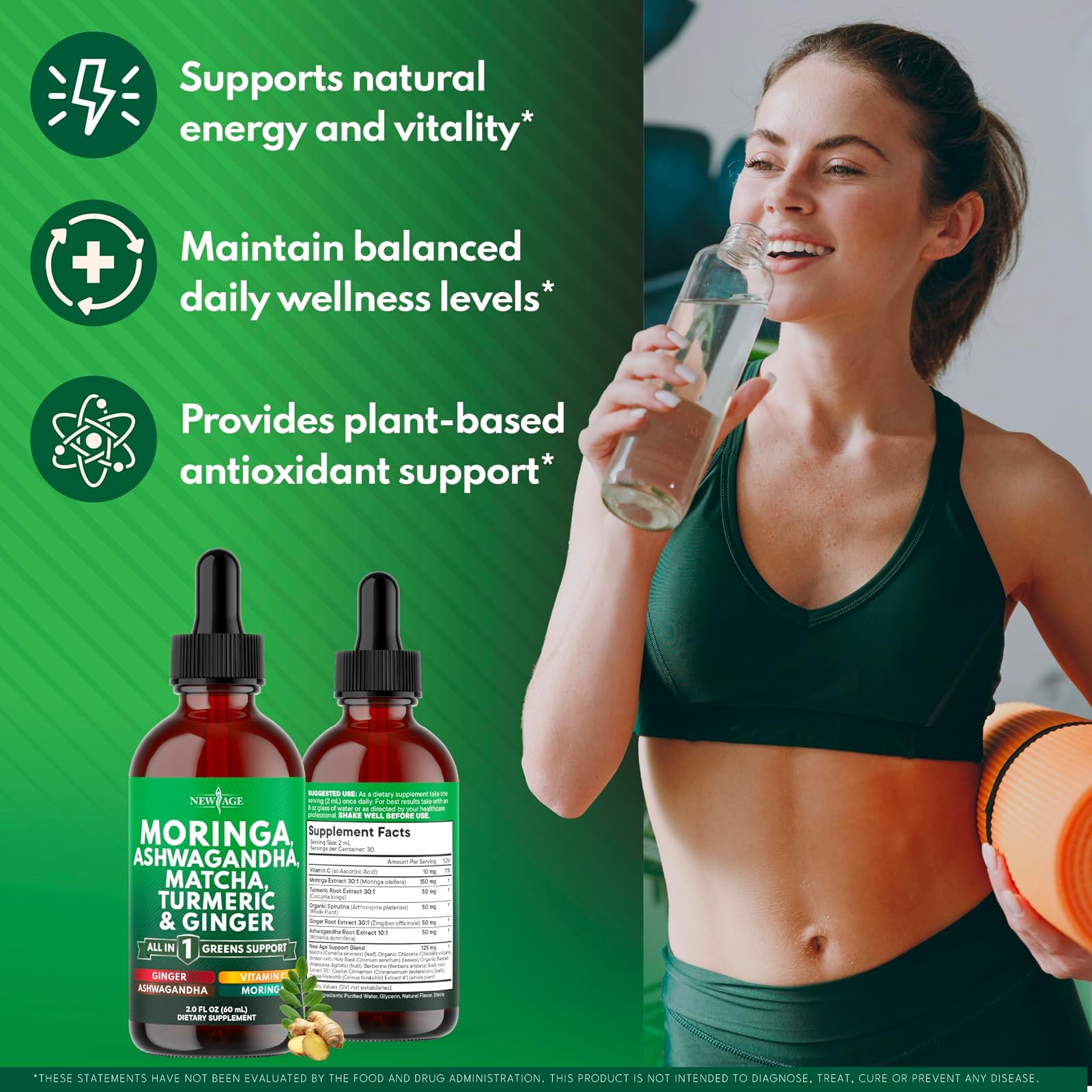 herbal wellness with moringa extract