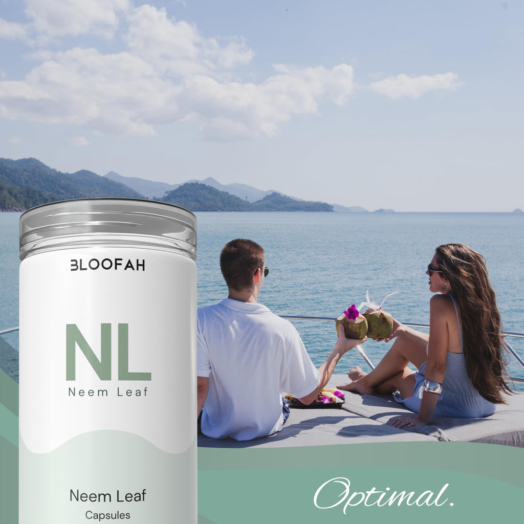 herbal wellness with neem leaf