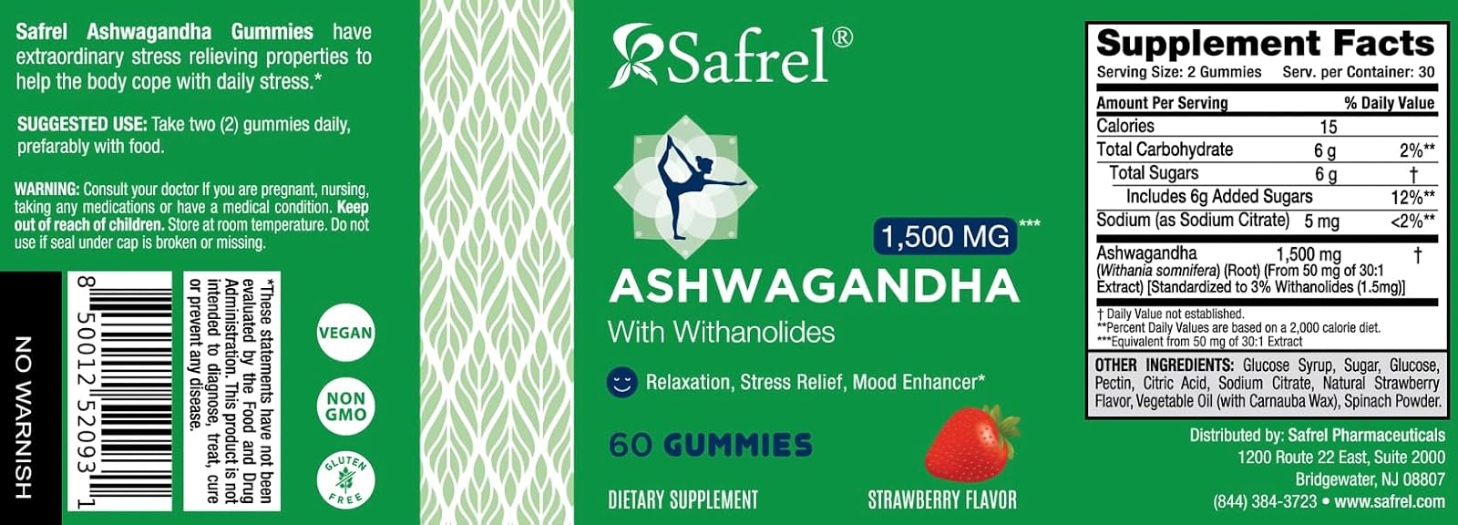 Herbal wellness with Safrel Ashwagandha