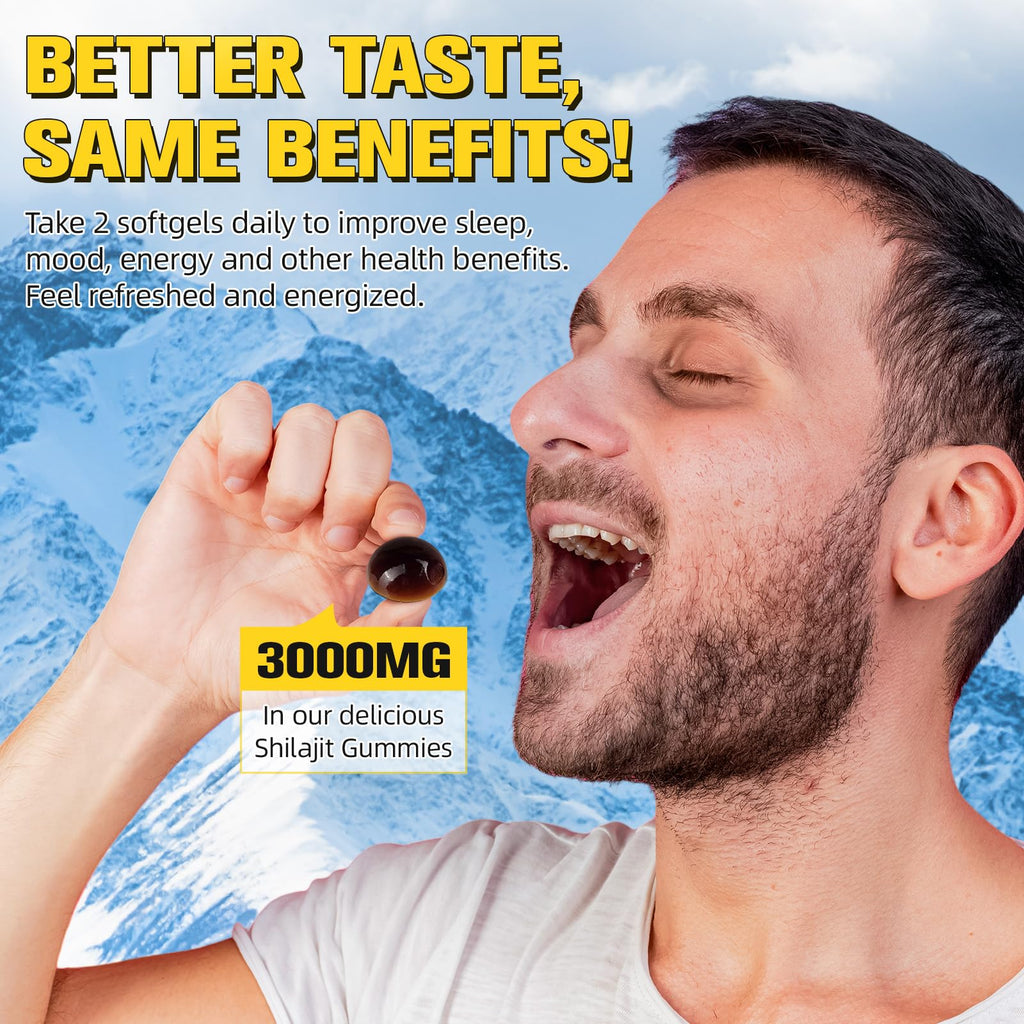 herbal wellness with shilajit gummies