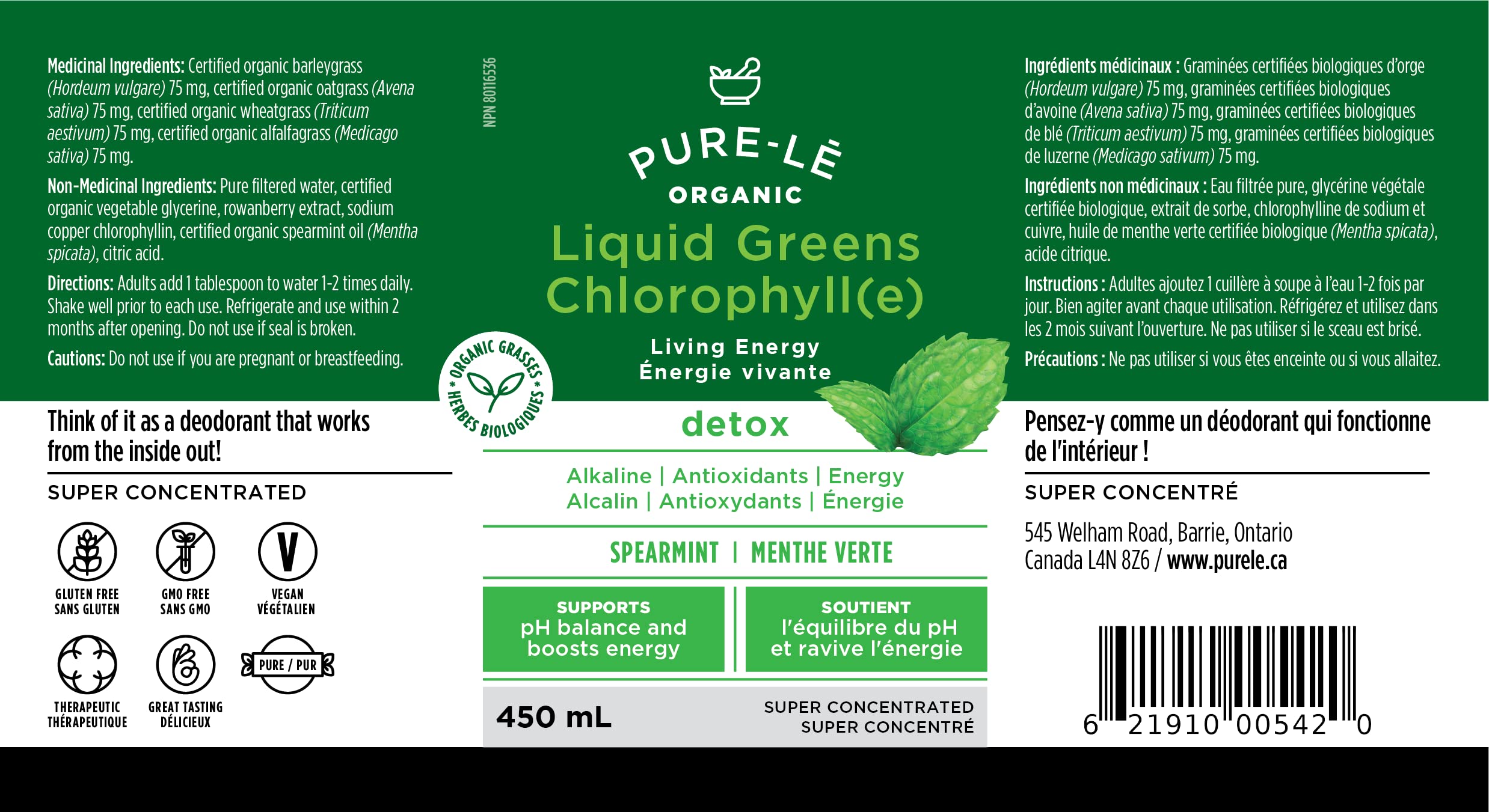 herbal wellness with spearmint flavour