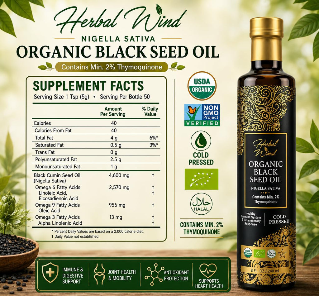 Herbal Wind black seed oil for skin