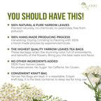herbal yarrow tea bags 60 count