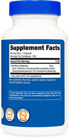 Herbal Yohimbe capsules for wellness