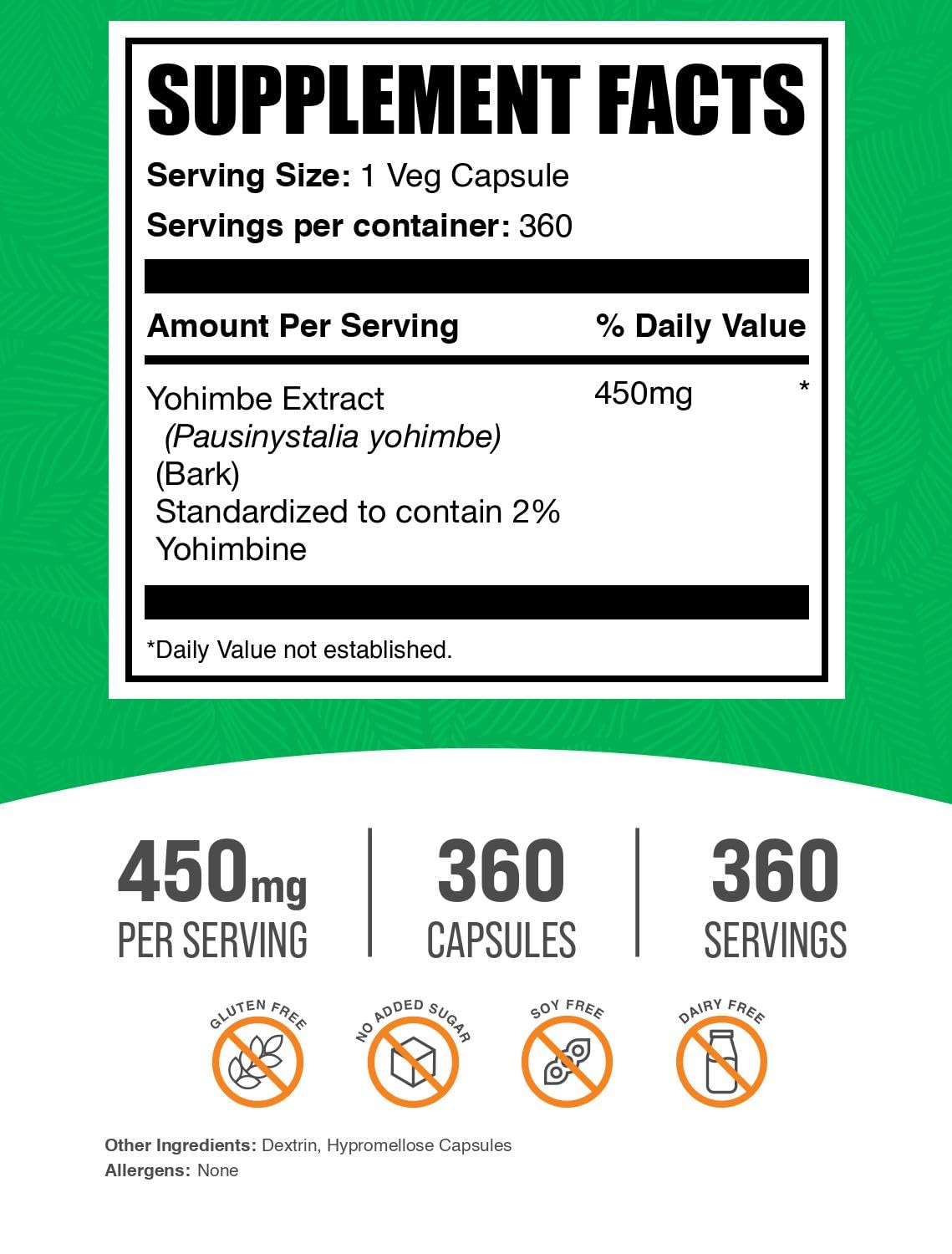 herbal yohimbe for enhanced performance
