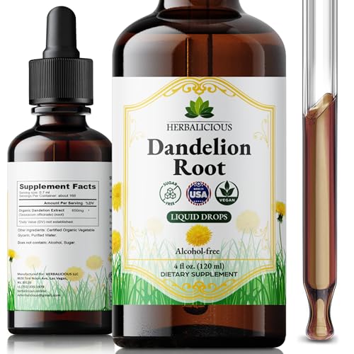 HERBALICIOUS dandelion root extract benefits