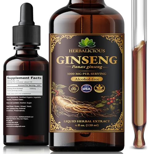 HERBALICIOUS ginseng extract liquid drops