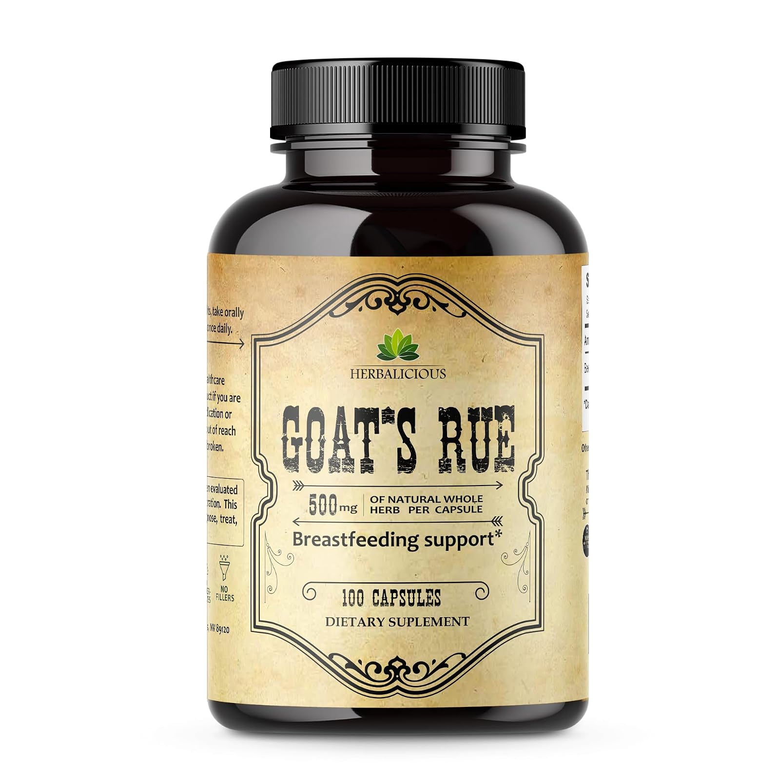 Herbalicious Goat's Rue capsules for digestion