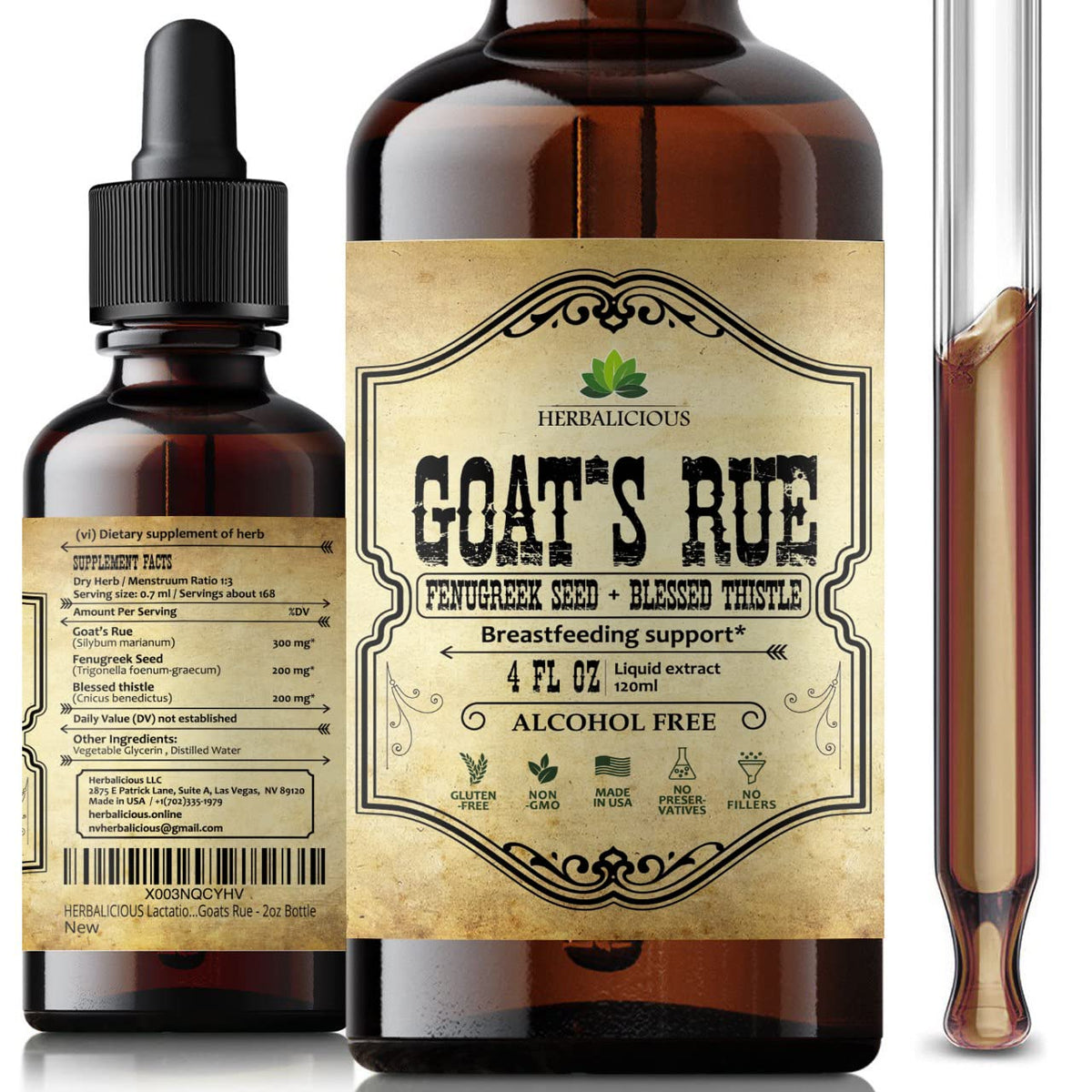 HERBALICIOUS goat's rue capsules for wellness