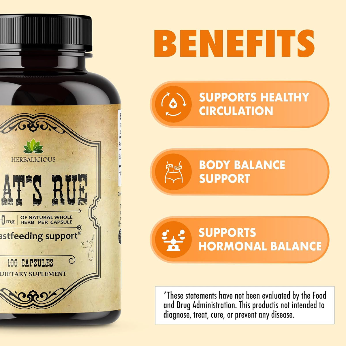 Herbalicious Goat's Rue energy booster
