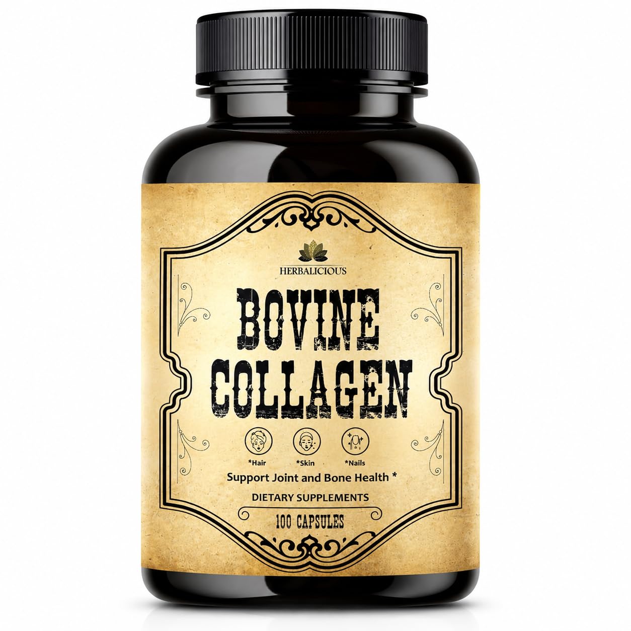 HERBALICIOUS hydrolyzed collagen capsules