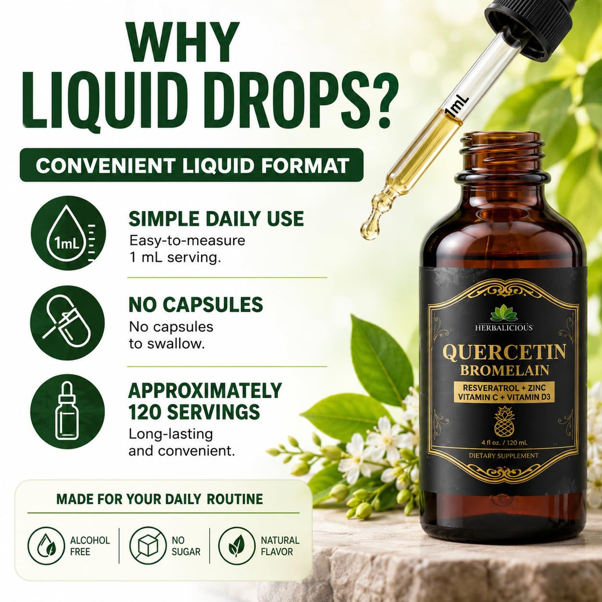 HERBALICIOUS immune health liquid supplement