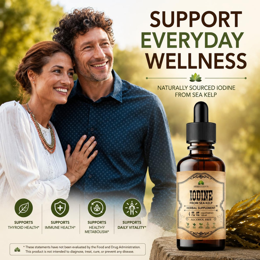 HERBALICIOUS iodine for energy boost