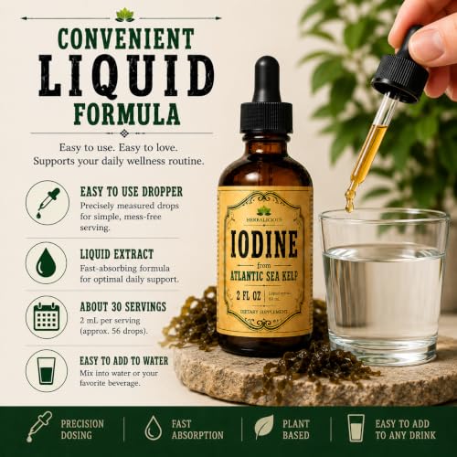 HERBALICIOUS iodine liquid supplement