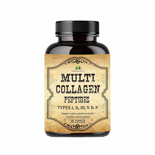 HERBALICIOUS multi collagen peptides capsules