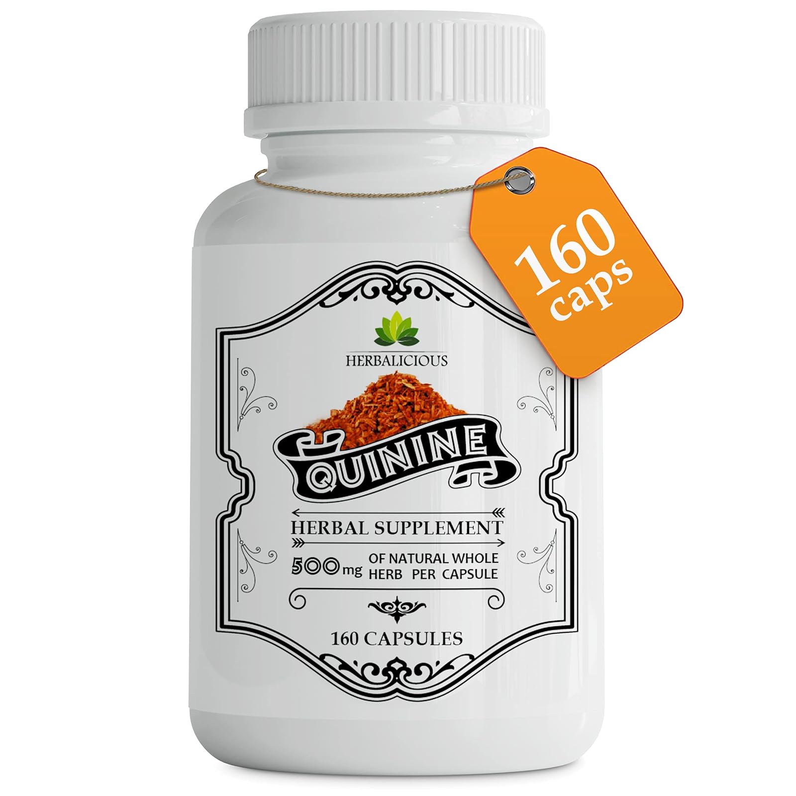 HERBALICIOUS Quinine 500 mg capsules