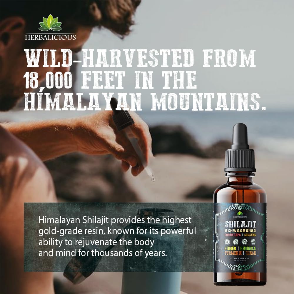 Herbalicious Shilajit drops benefits