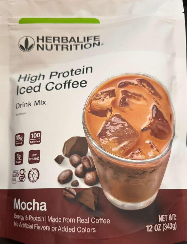 Herbalife iced coffee drink mix