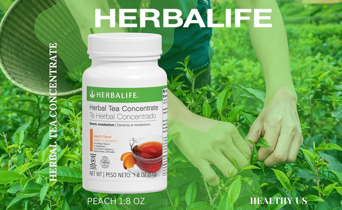 HERBALIFE peach tea for energy boost