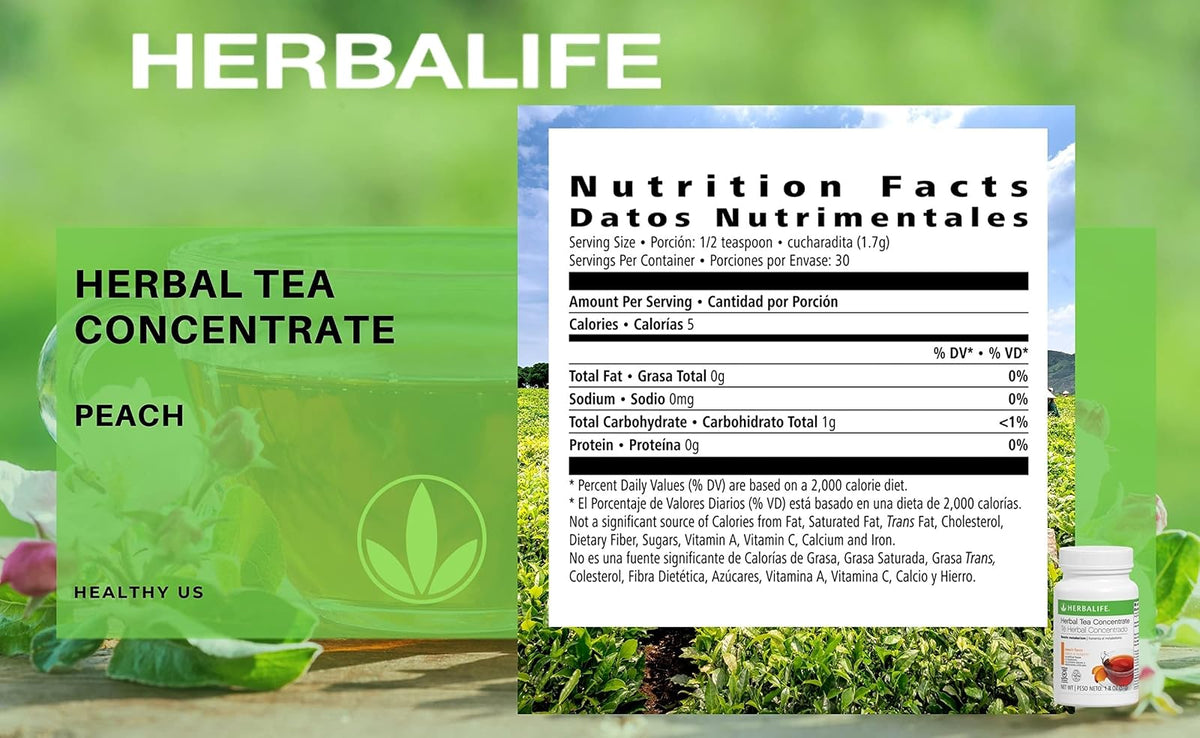 HERBALIFE peach tea for weight management