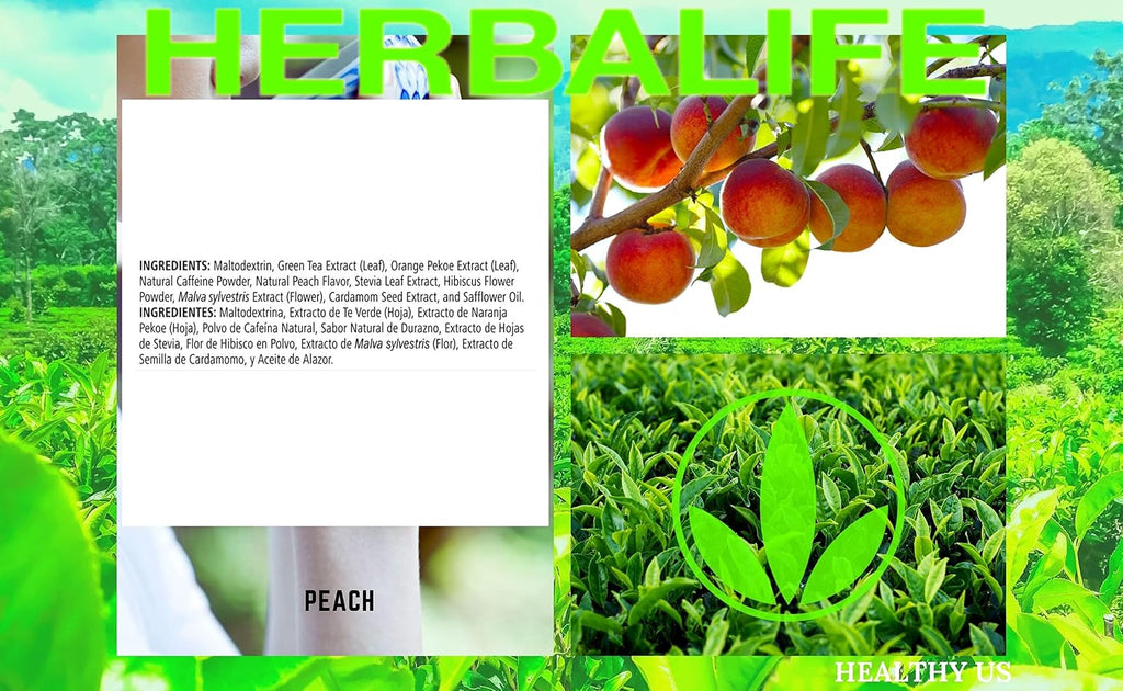 HERBALIFE refreshing peach herbal tea