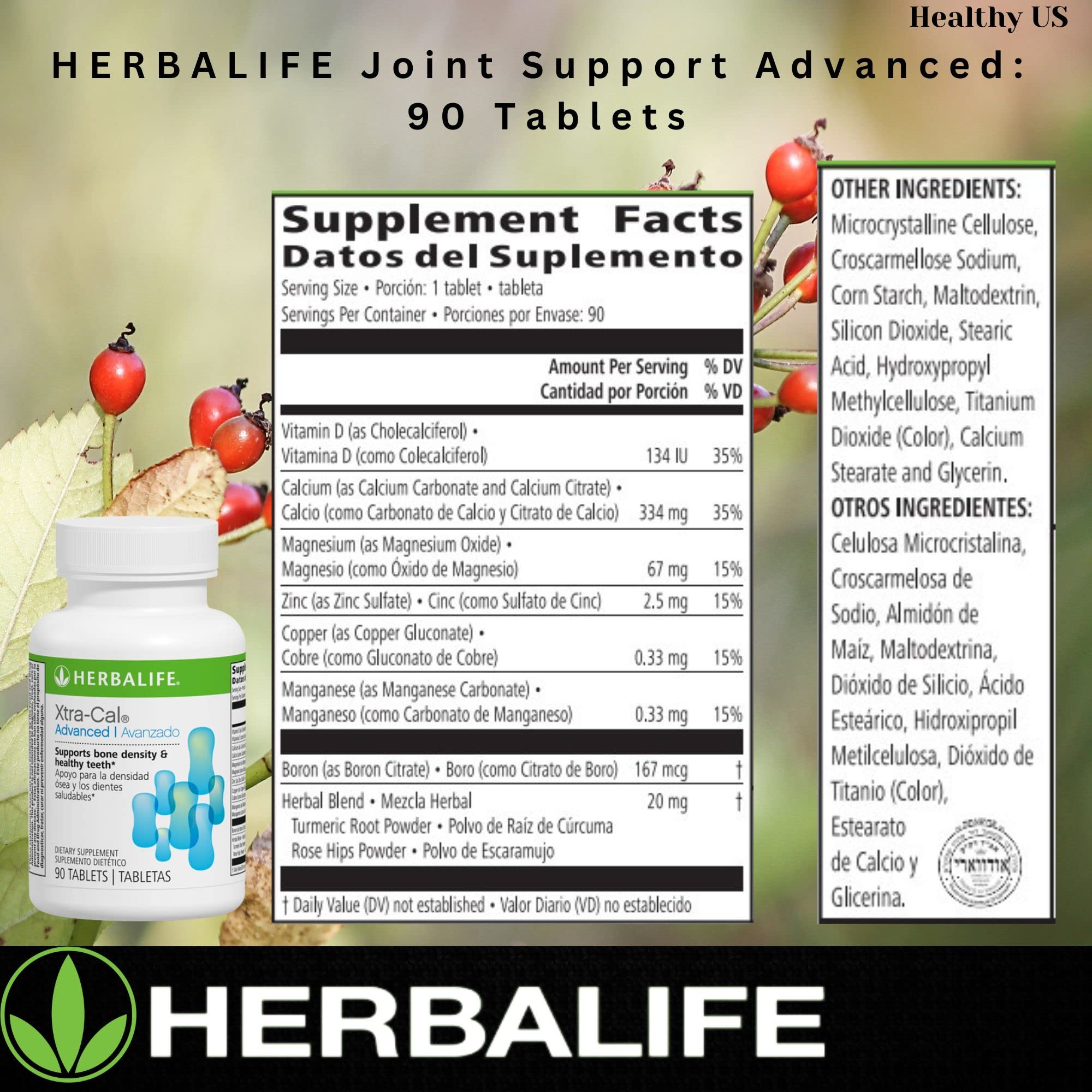 Herbalife Xtra-Cal for optimal calcium levels