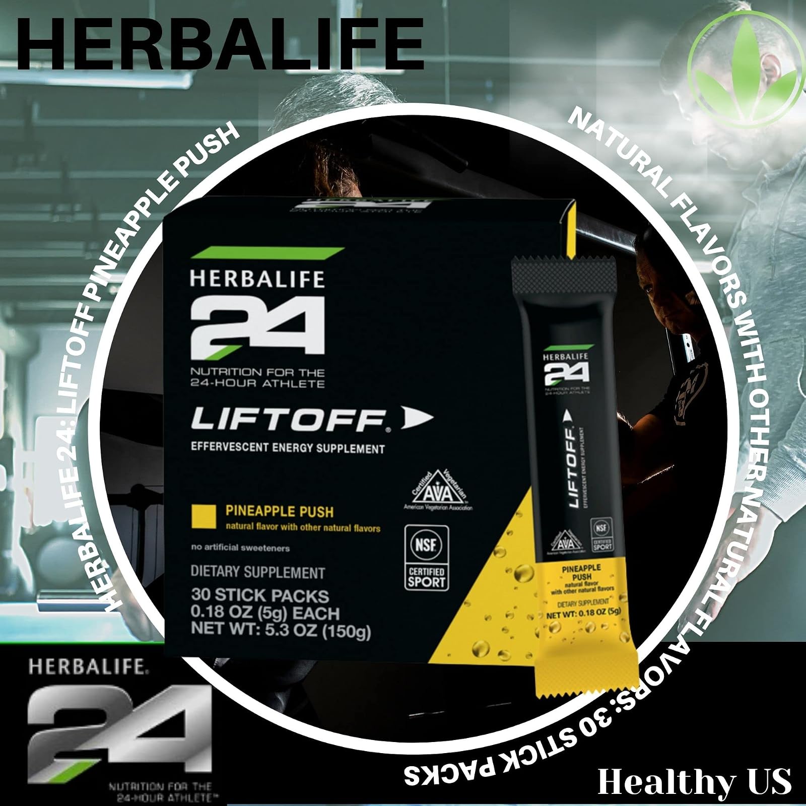 HERBALIFE24 Liftoff Pineapple refreshing energy drink